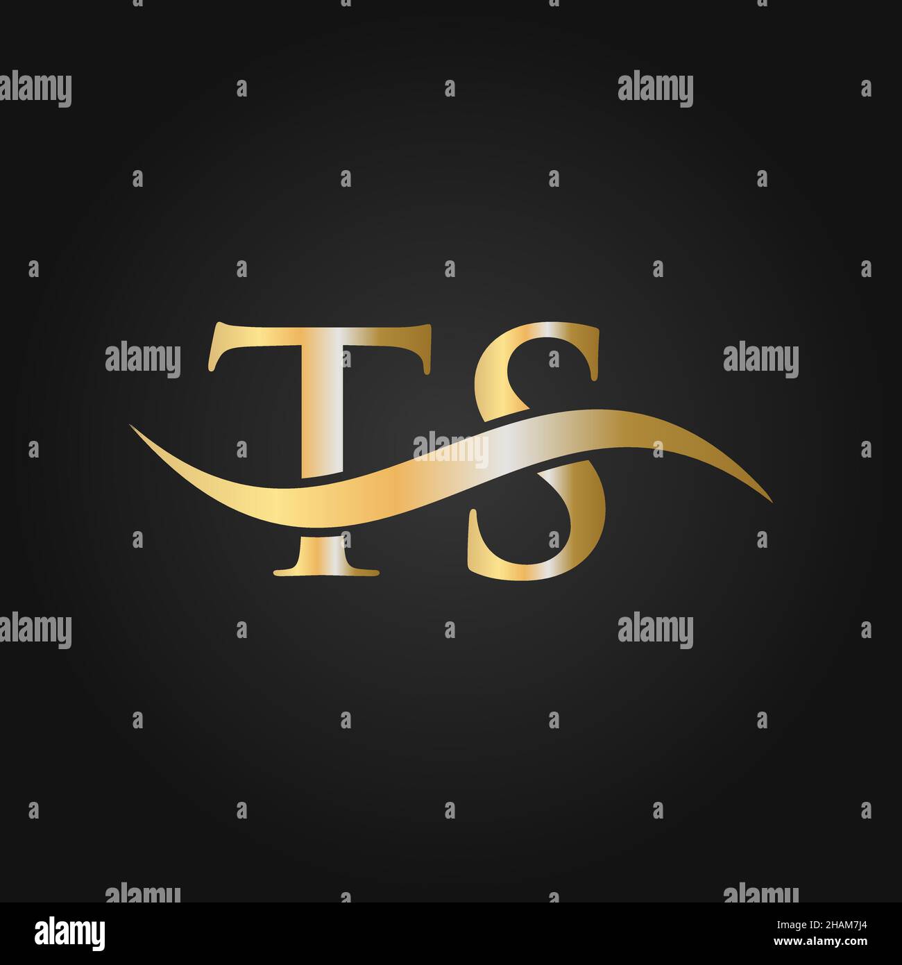 Letter TS Logo Design Template. TS, T S Letter Logo Modern, Flat, Minimalist, Business, Company ...