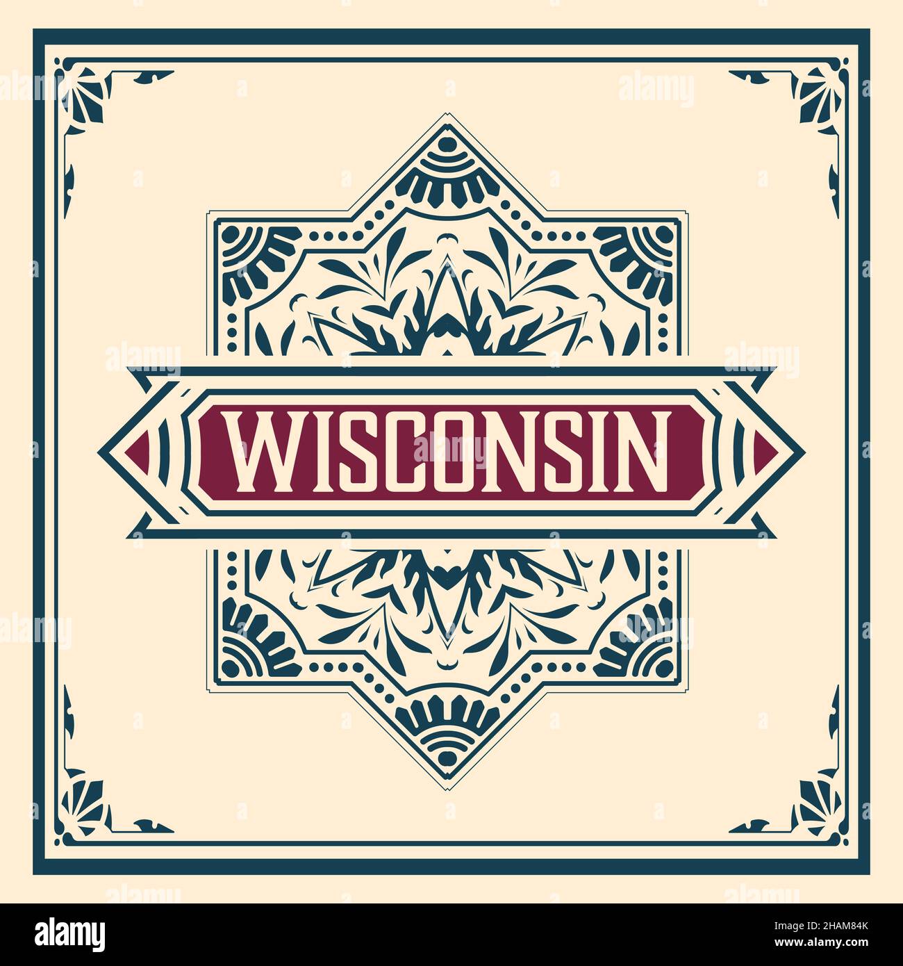Western card with vintage style Stock Vector Image & Art - Alamy