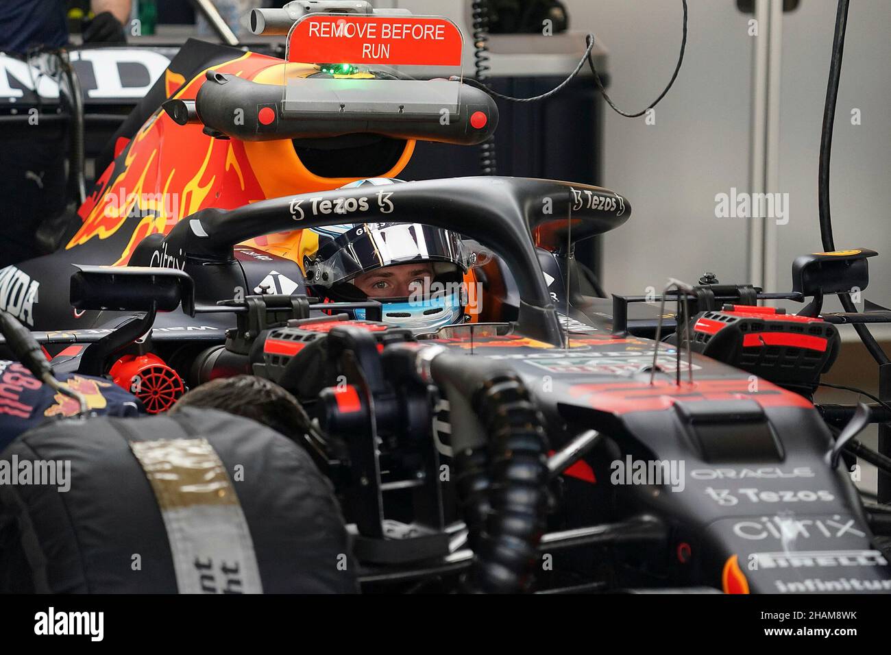 14.12.2021, Yas Marina Circuit, Abu Dhabi, Formula 1 test drives, in ...