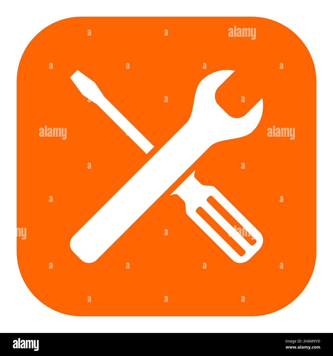 Tools and app icon Stock Photo - Alamy