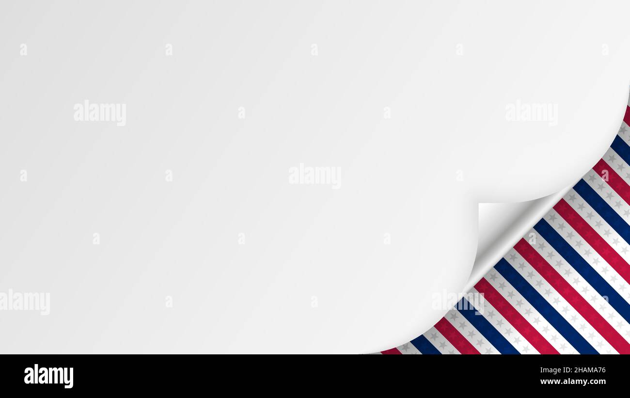 EPS10 Vector Patriotic background with Usa flag colors. An element of ...