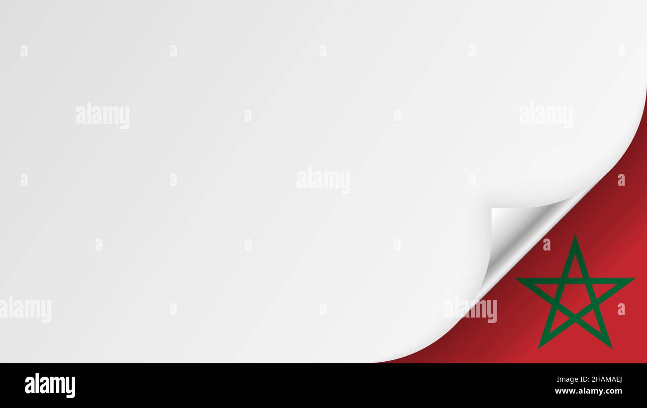 EPS10 Vector Patriotic background with Morocco flag colors. An element ...