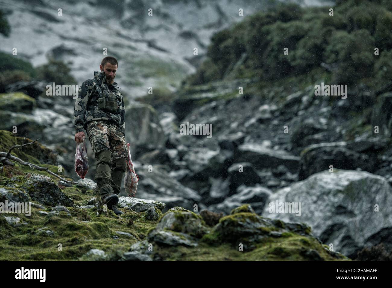 Meat hunter hi-res stock photography and images - Alamy