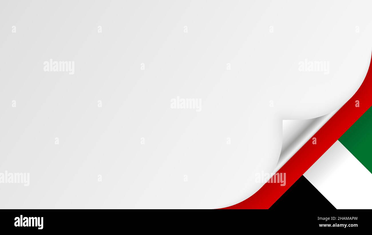 EPS10 Vector Patriotic background with UAE flag colors. An element of ...