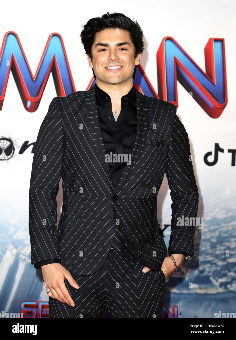 Diego Tinoco at the Sony Pictures' "Spider-Man: No Way Home" Los ...