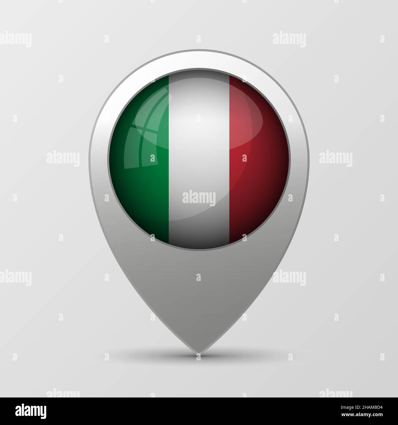 EPS10 Vector Patriotic background with Italy flag colors. An element of ...
