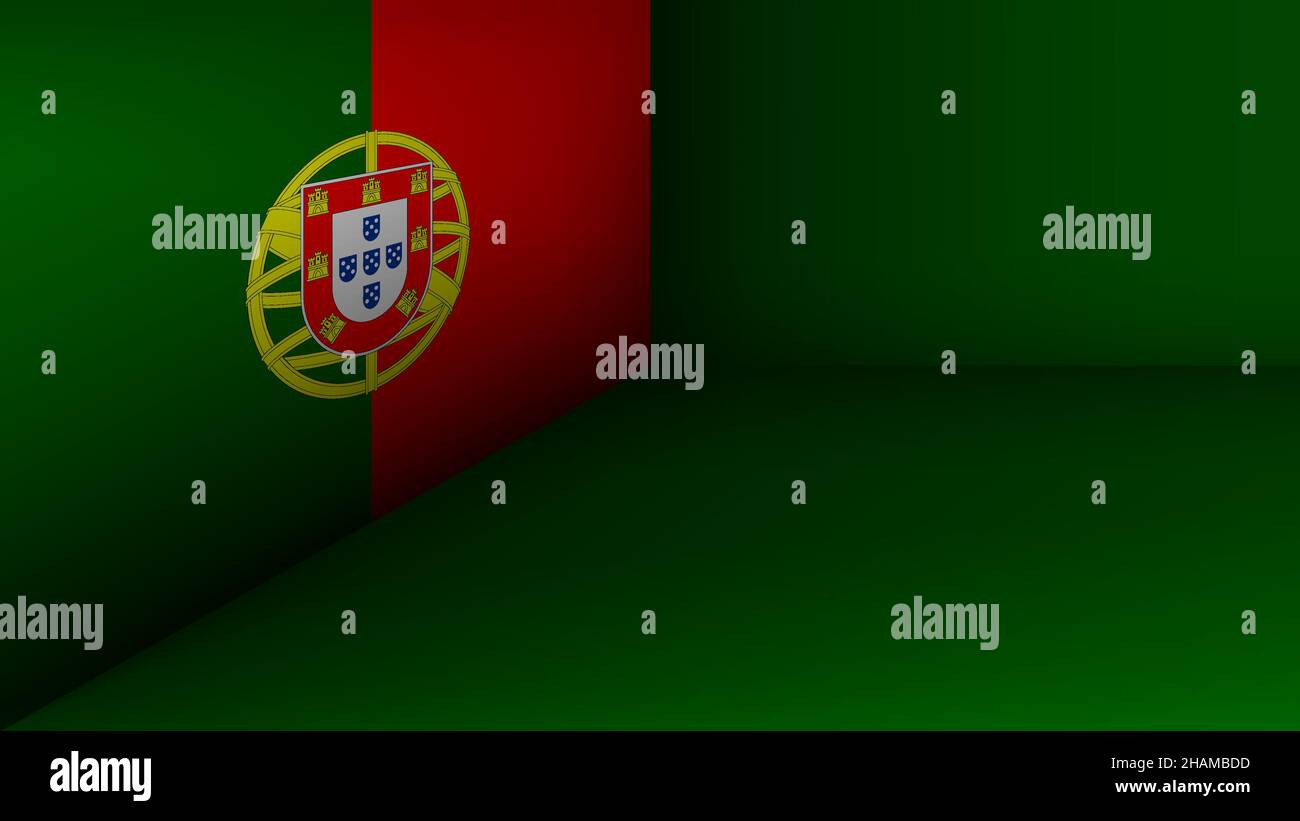 EPS10 Vector Patriotic background with Portugal flag colors. An element ...