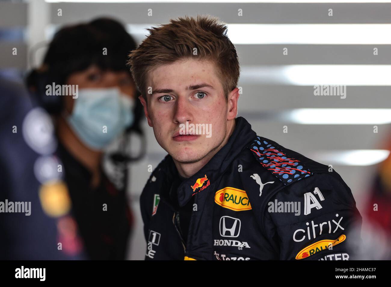 Abu Dhabi, Abu Dhabi. 14th Dec, 2021. Juri Vips (EST) Red Bull Racing ...