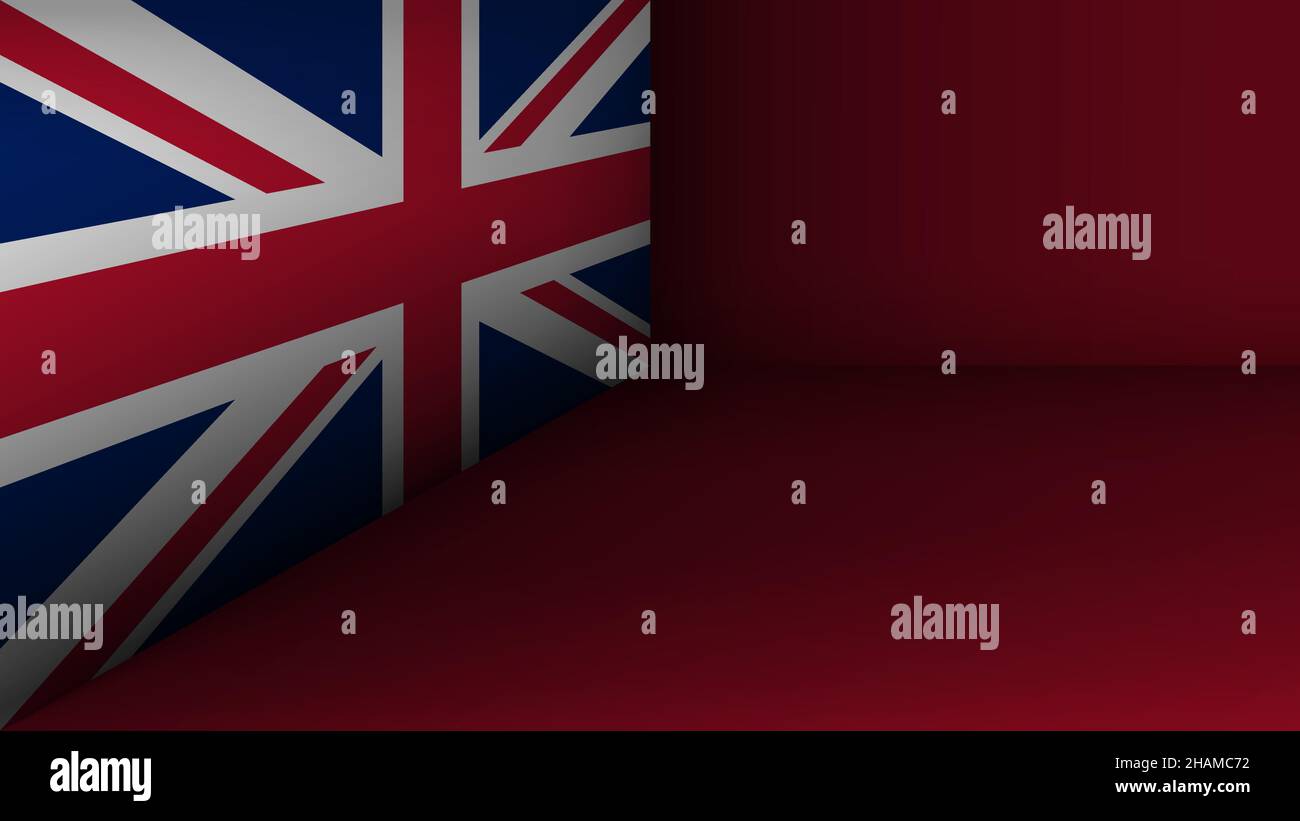 EPS10 Vector Patriotic background with England flag colors. An element ...
