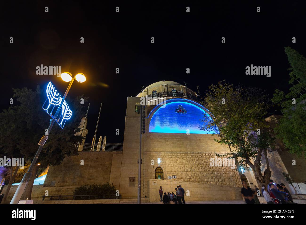 jerusalem-israel. 28-11-2021. The famous ruin synagogue named after ...