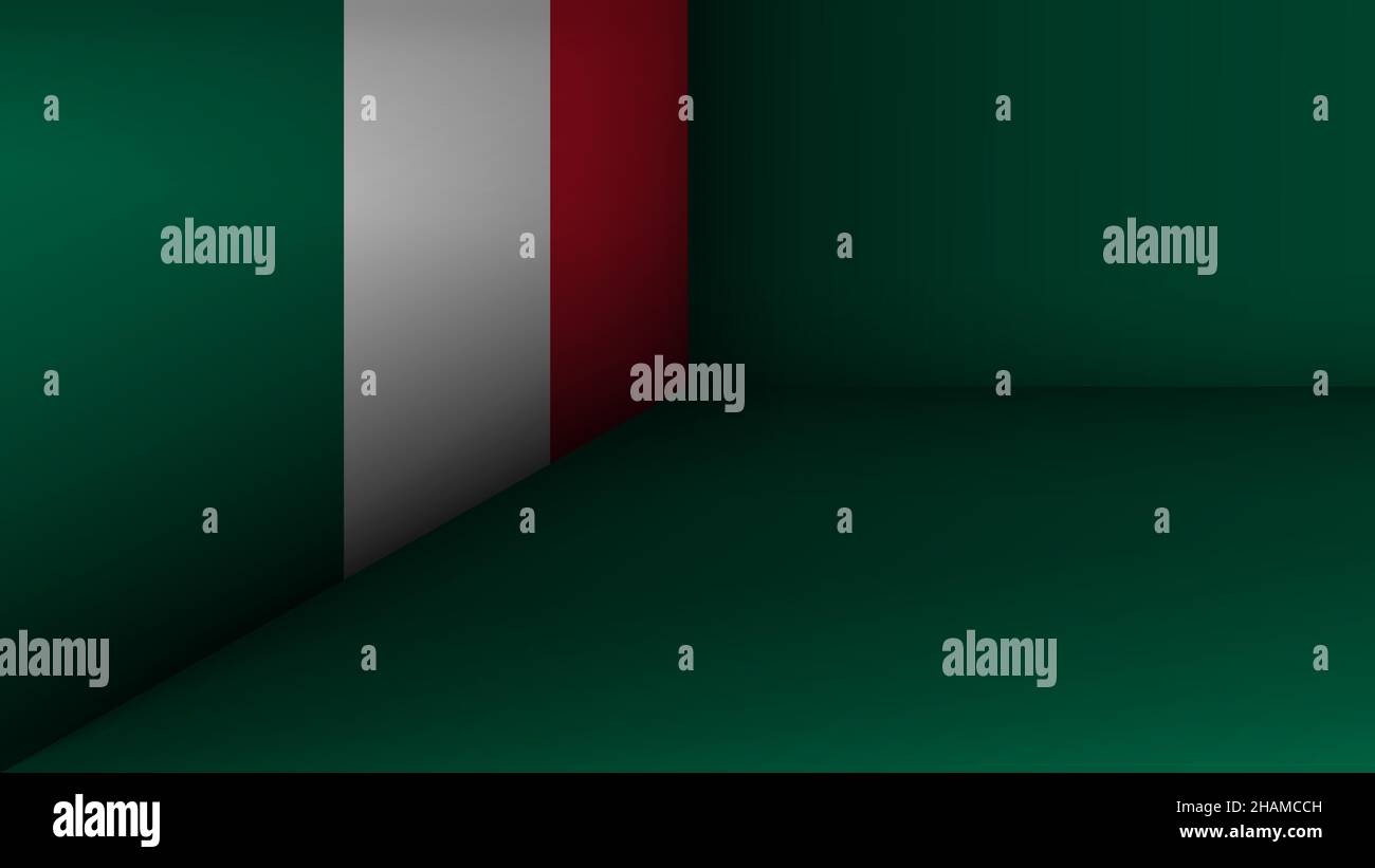 EPS10 Vector Patriotic background with Mexico flag colors. An element ...