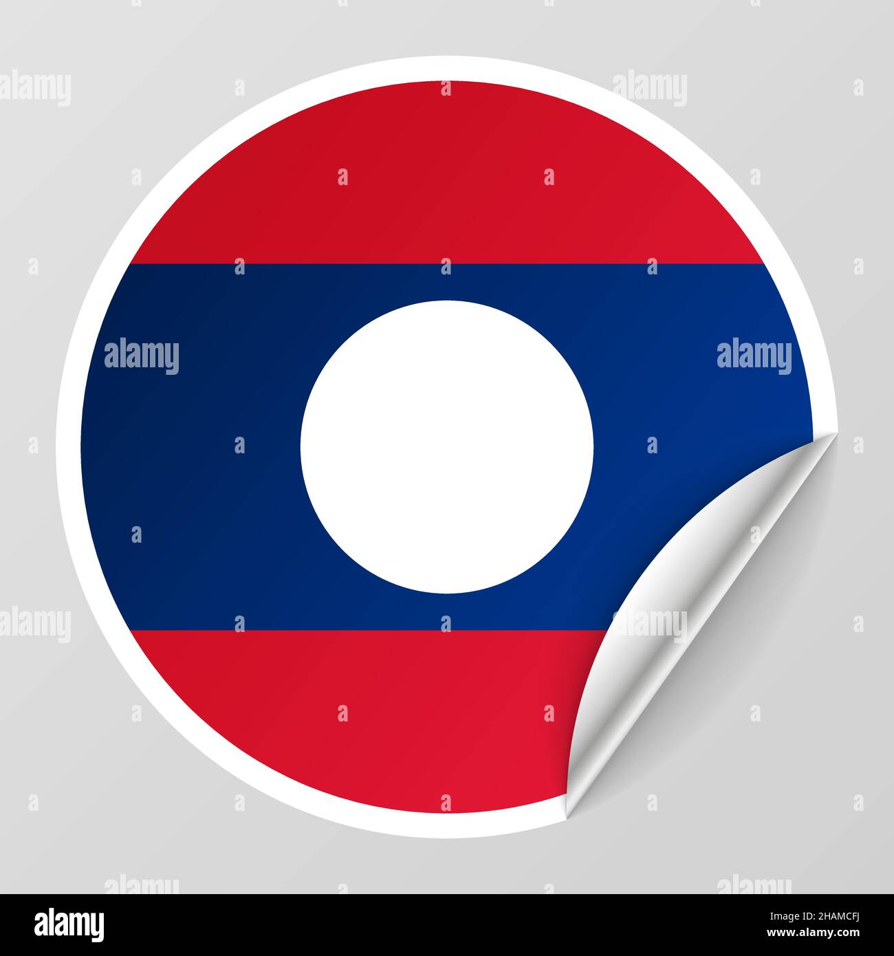EPS10 Vector Patriotic background with Laos flag colors. An element of ...