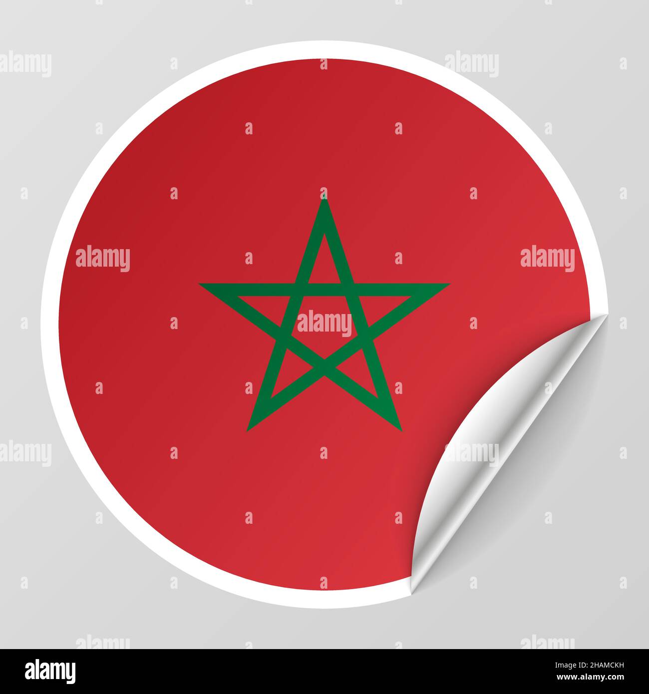 EPS10 Vector Patriotic background with Morocco flag colors. An element ...