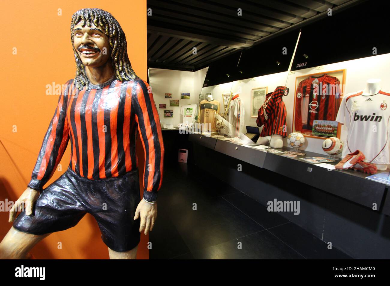 MILAN, ITALY - Jan 25, 2014: The museum of football clubs Inter Milan ...