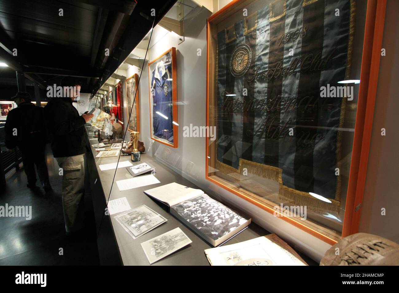 MILAN, ITALY - Jan 25, 2014: The museum of football clubs Inter Milan ...