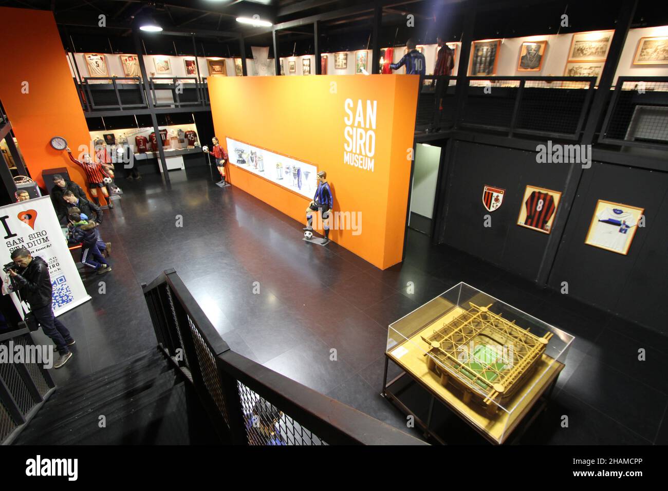MILAN, ITALY - Jan 25, 2014: The museum of football clubs Inter Milan ...
