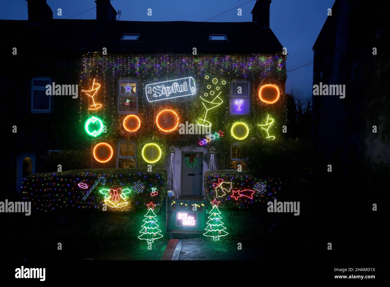 EDITORIAL USE ONLY General views of Darius and Emily Darwell's home ...