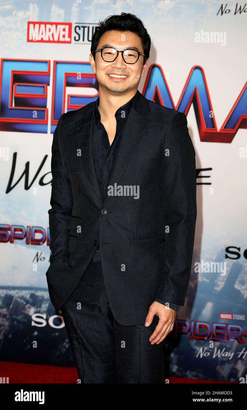 Los Angeles, USA. 13th Dec, 2021. Simu Liu at the Sony Pictures ...