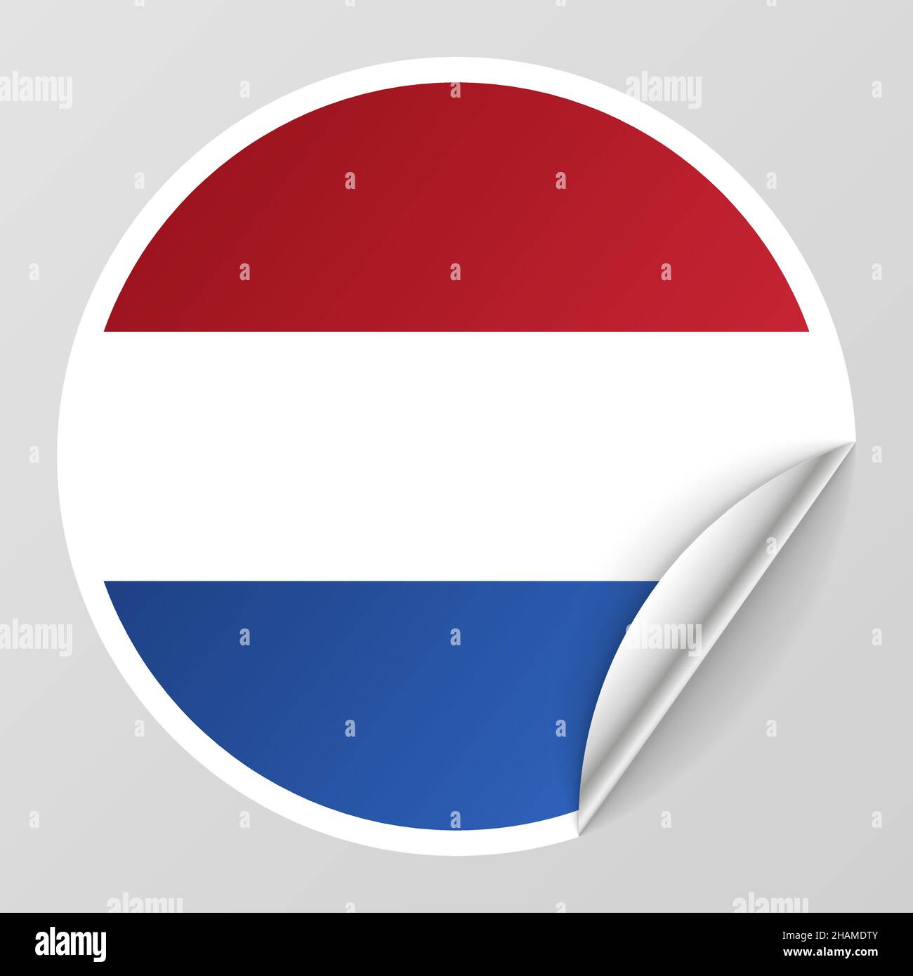 EPS10 Vector Patriotic background with Netherlands flag colors. An ...