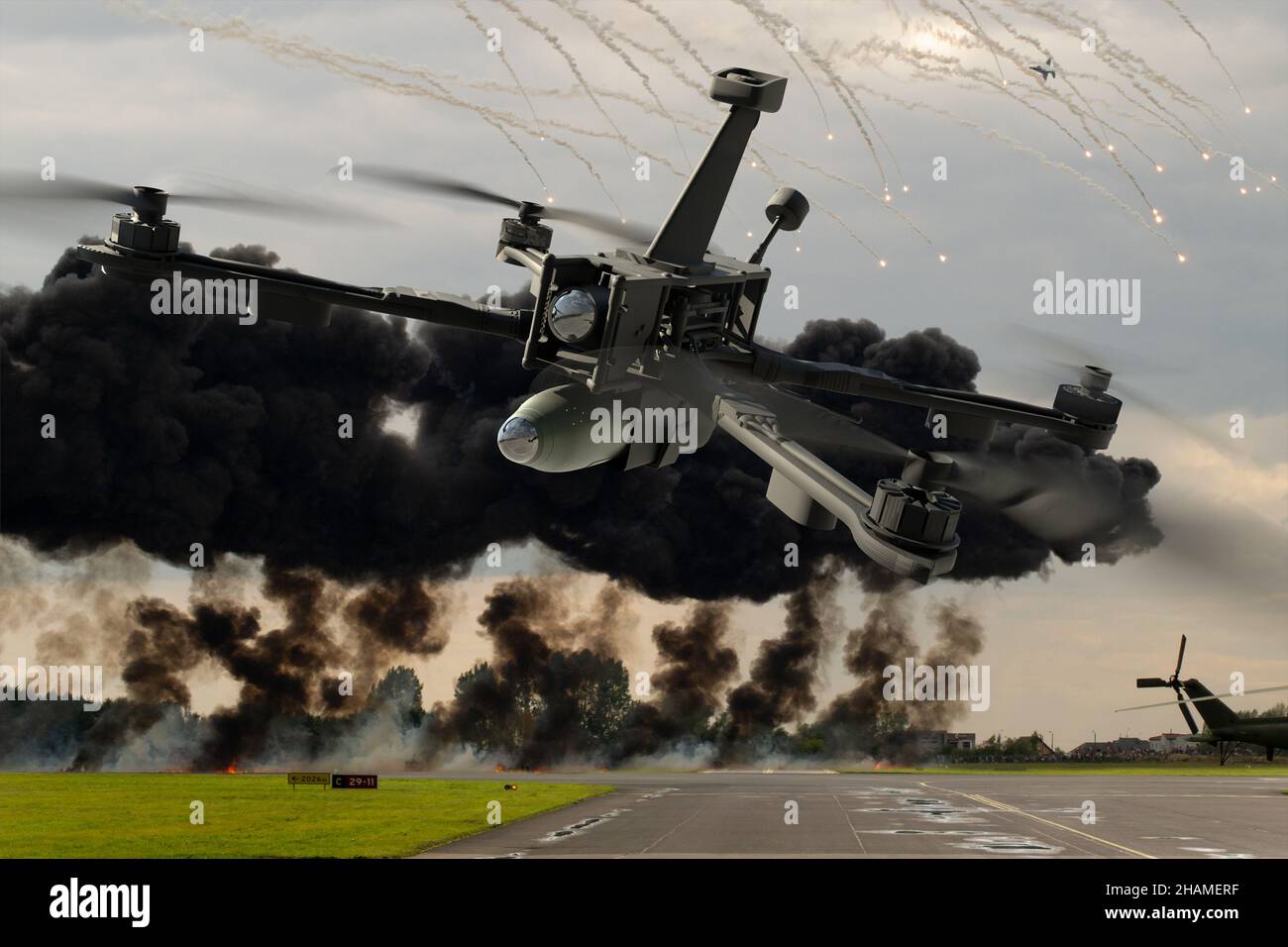 combat drones during military exercises Stock Photo - Alamy
