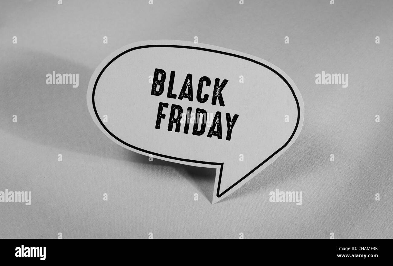 Close up of Black Friday Word , Business Concept Idea Stock Photo - Alamy
