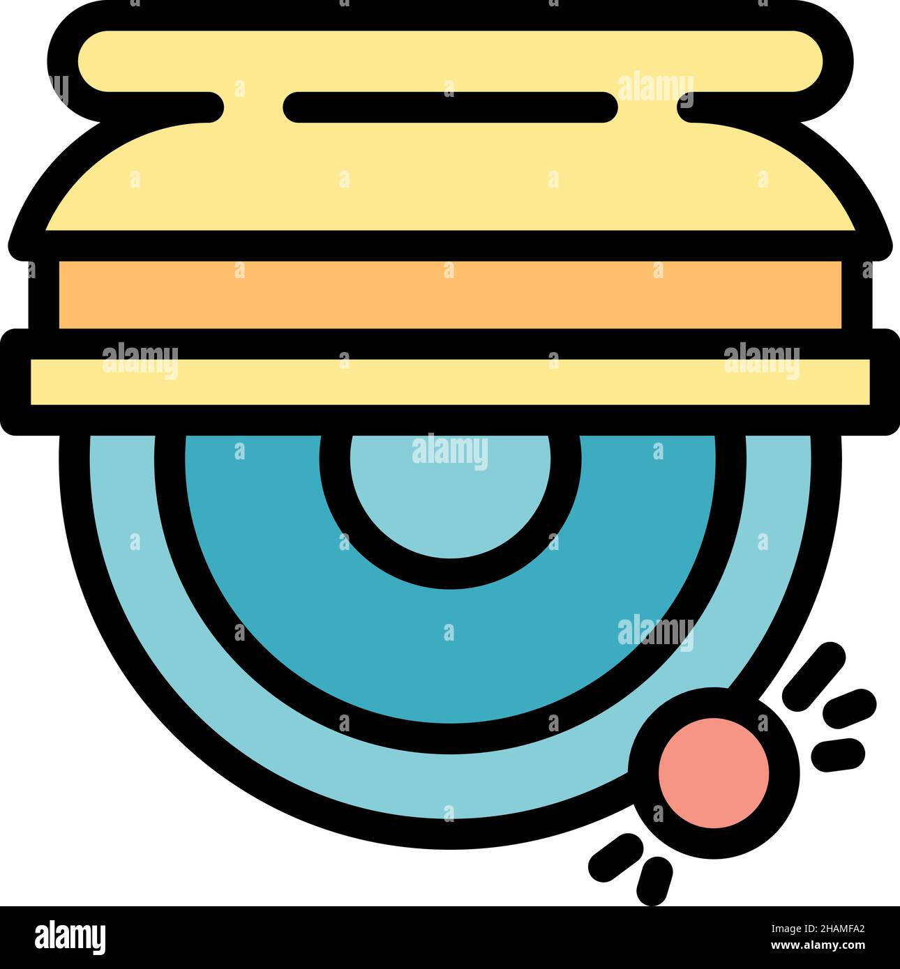 Carpentry grinding machine icon. Outline carpentry grinding machine ...