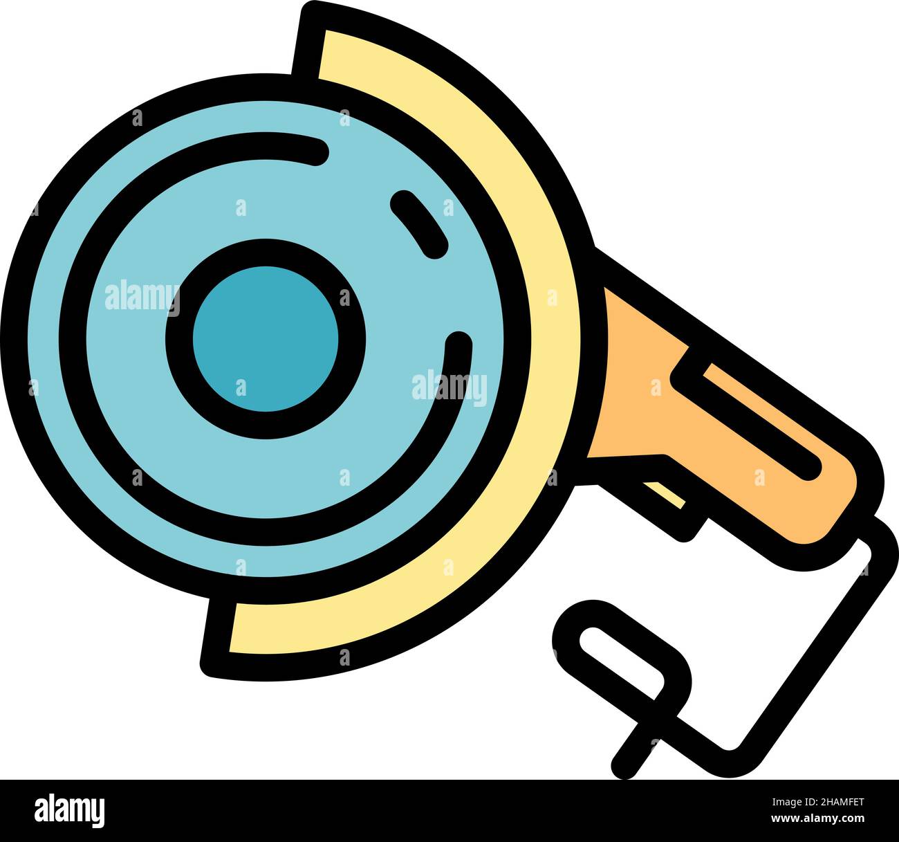 Build grinding machine icon. Outline build grinding machine vector icon ...