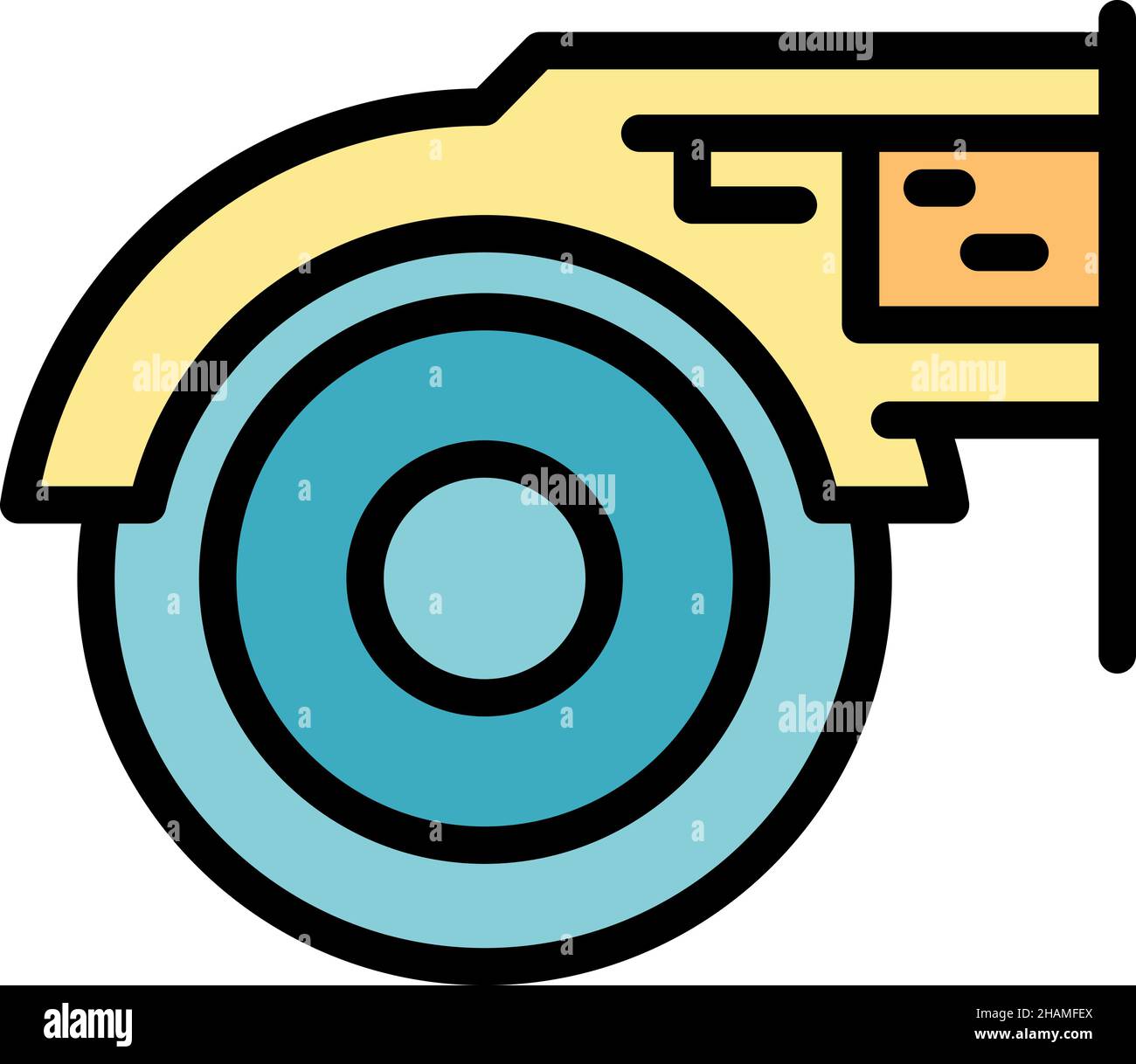 Device grinding machine icon. Outline device grinding machine vector ...