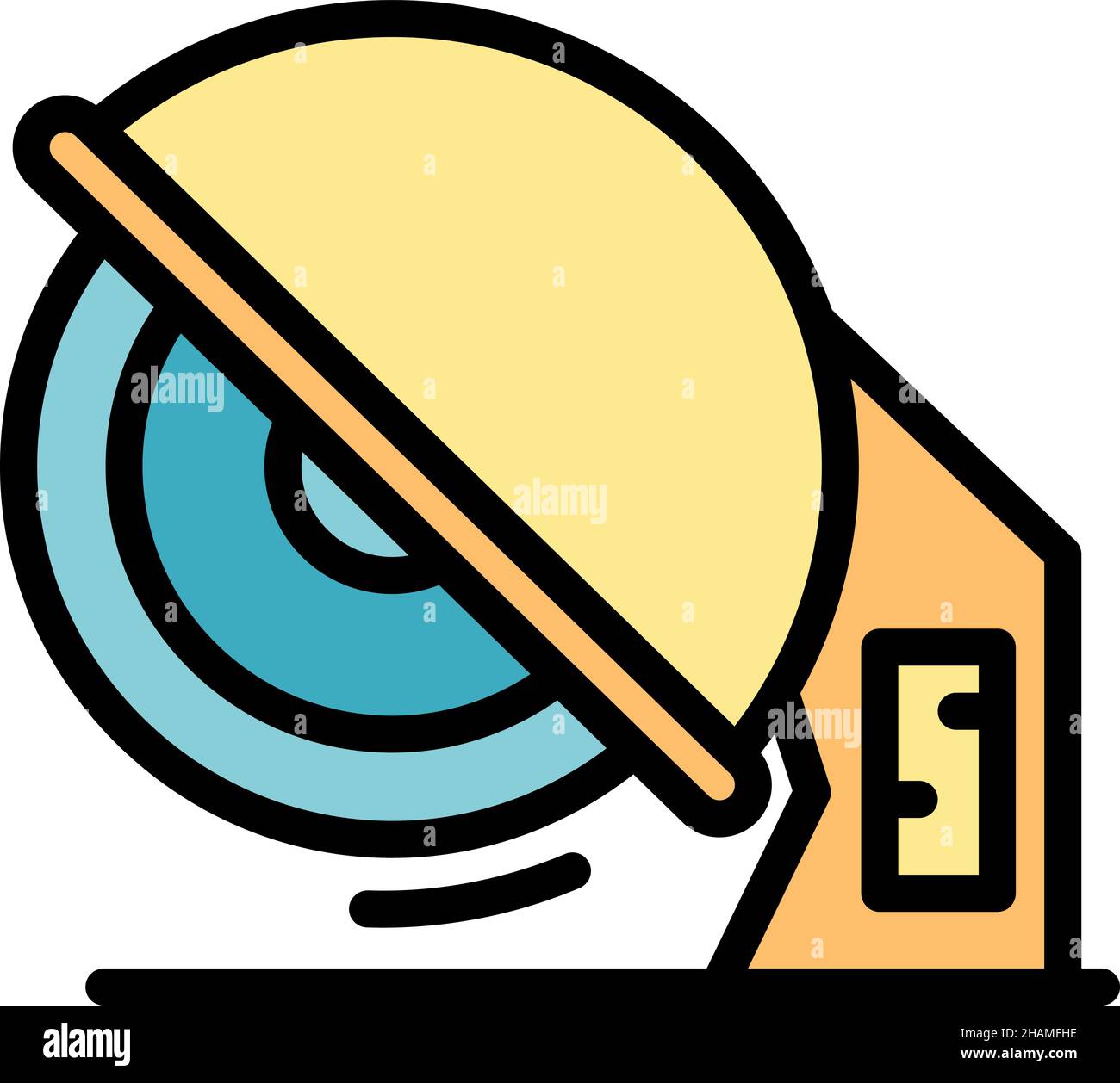 Sanding grinding machine icon. Outline sanding grinding machine vector ...