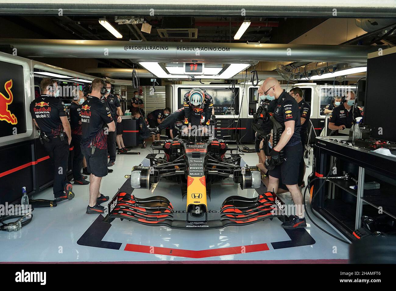 14.12.2021, Yas Marina Circuit, Abu Dhabi, Formula 1 test drives, in ...