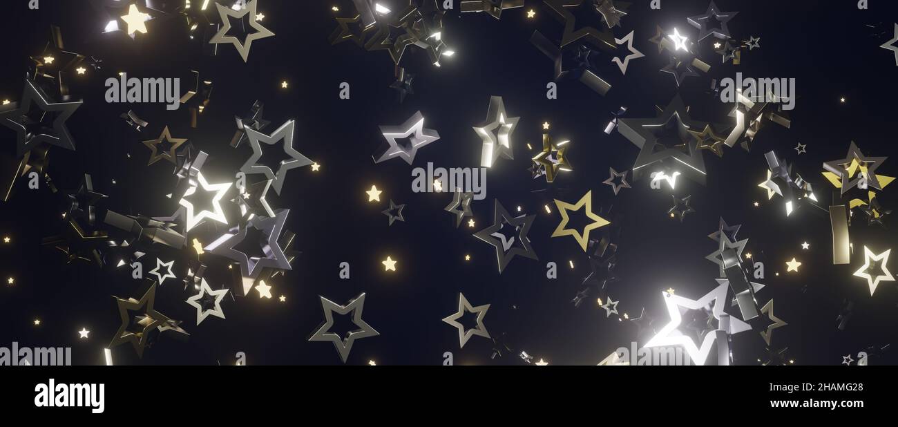 Metallic stars hi-res stock photography and images - Alamy