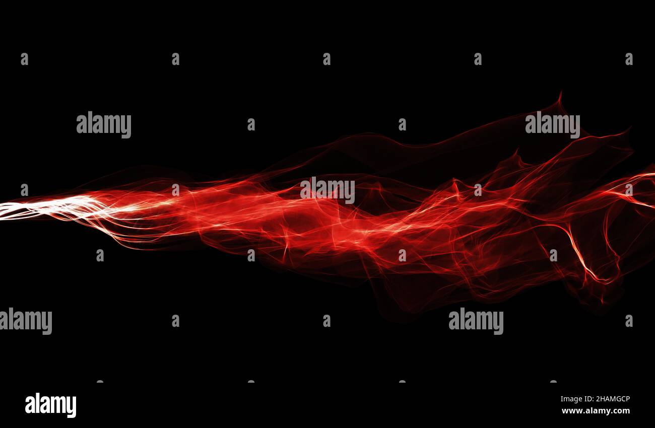 Abstract glowing lines background. Wavy form neon line structure. sound ...