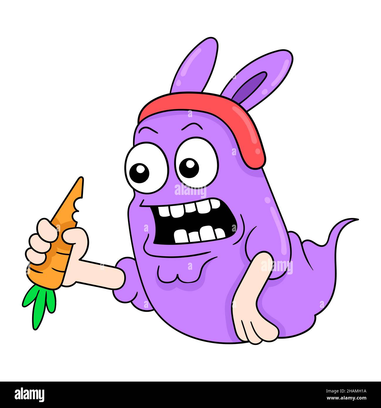 Purple Slime Monster