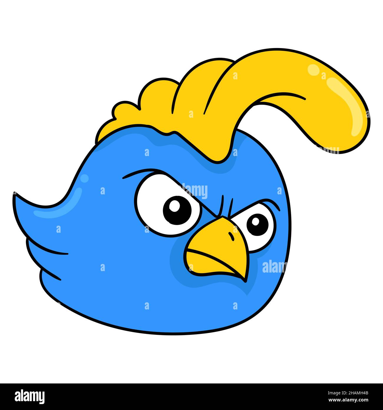 Fierce Face Emoji Clipart