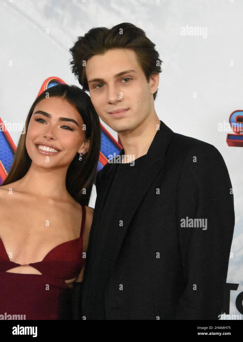 Los Angeles, California, USA 13th December 2021 Singer Madison Beer and ...
