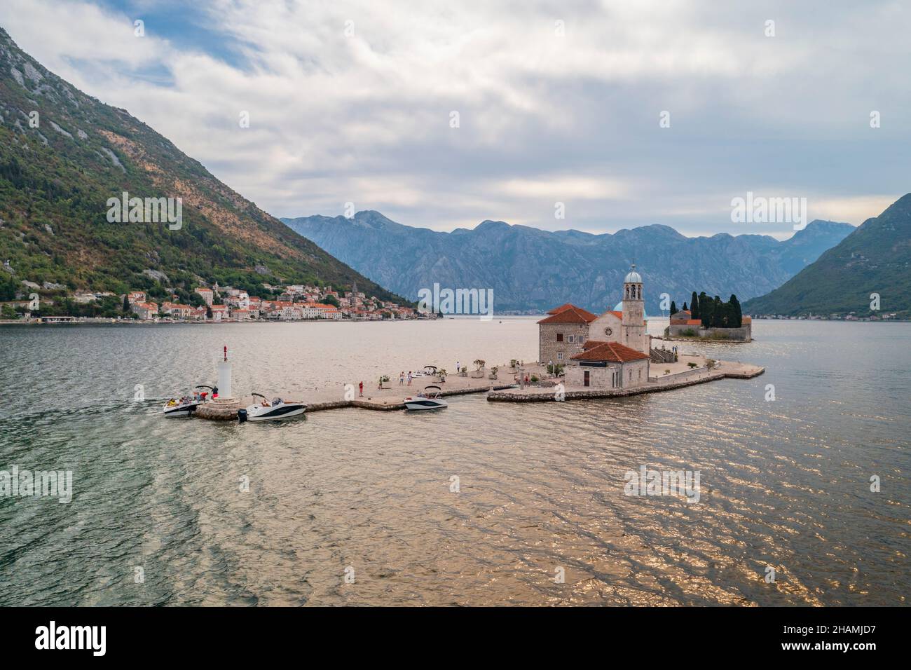 Chapel of our lady of the rocks, perast hi-res stock photography and ...