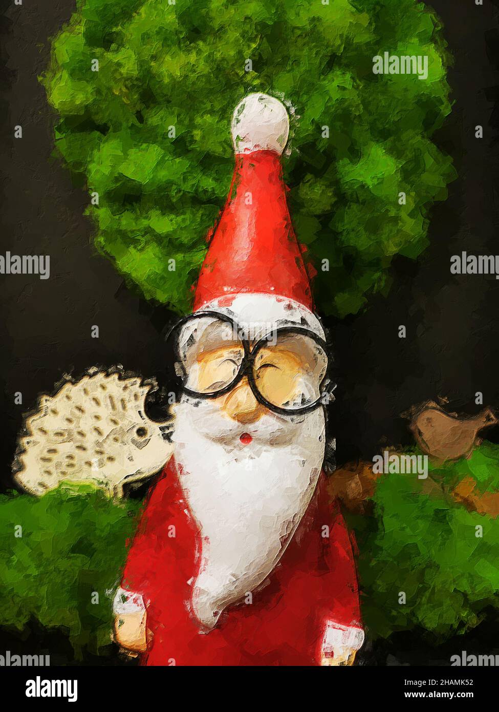 Santa Claus The Spirit of Christmas Stock Photo - Alamy