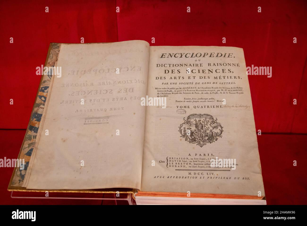 DUBAI, UNITED ARAB EMIRATES - Nov 12, 2021: A display of the old book ...