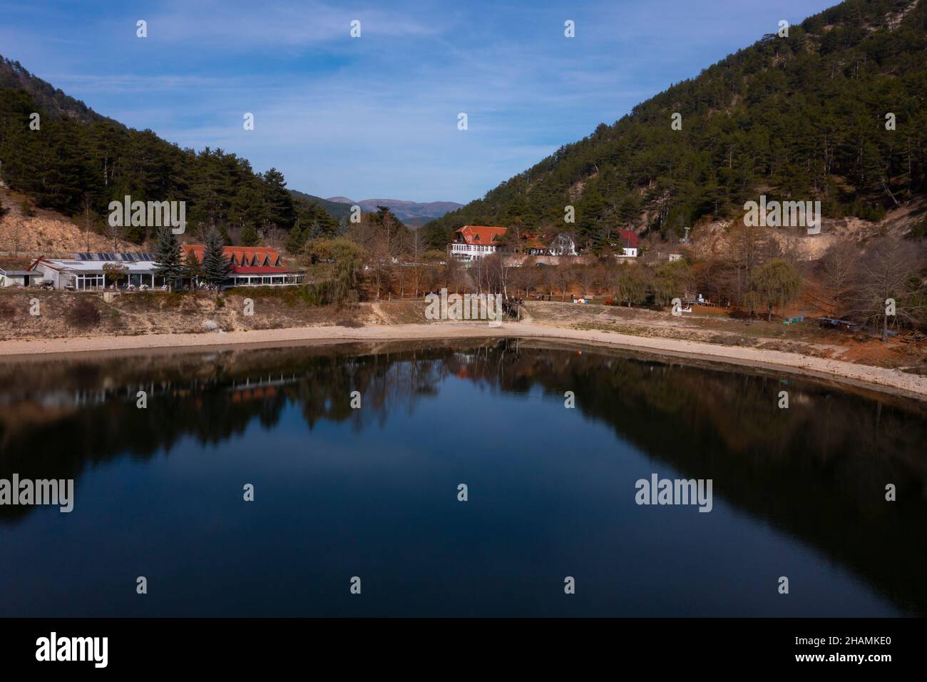 Sunnet Lake is the district of Goynuk, Bolu in Turkey Stock Photo - Alamy