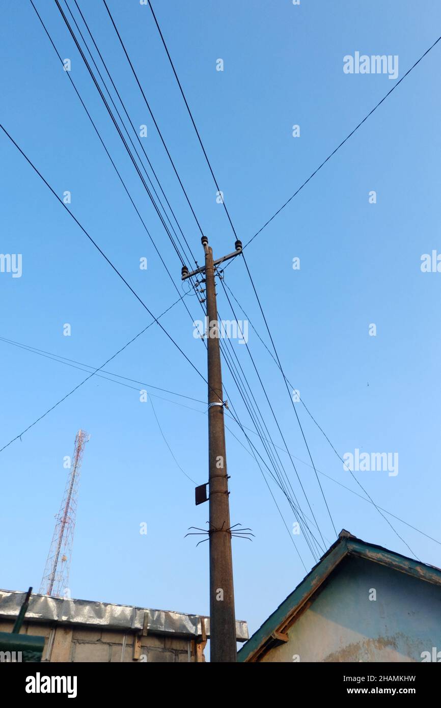 Connecting Electricity From Pole To House