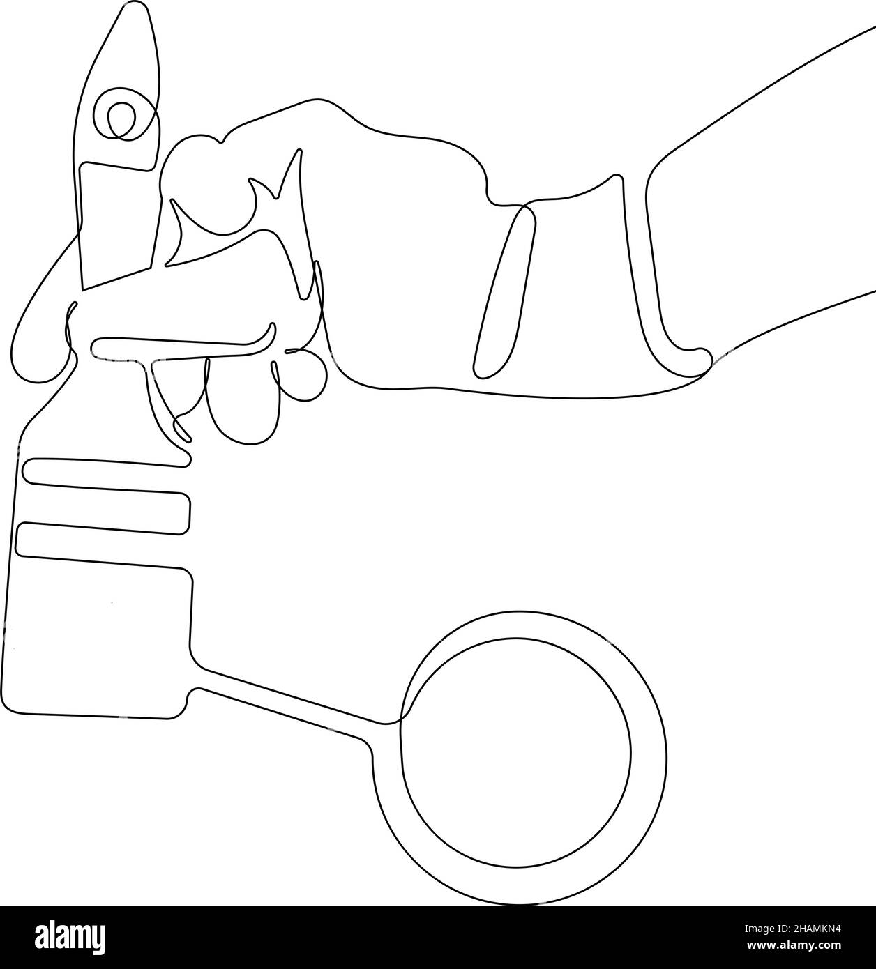 Hand painting tools Stock Vector Images - Alamy