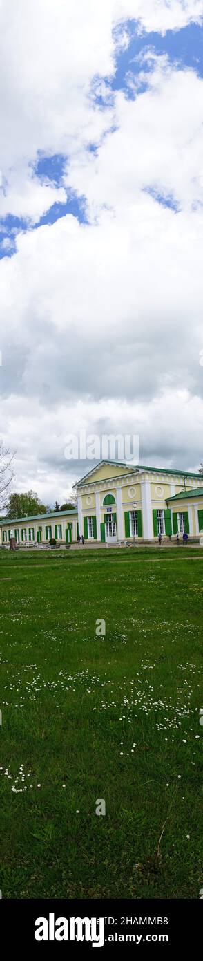 Colonnade building of Solny and Lucni mineral springs Stock Photo - Alamy