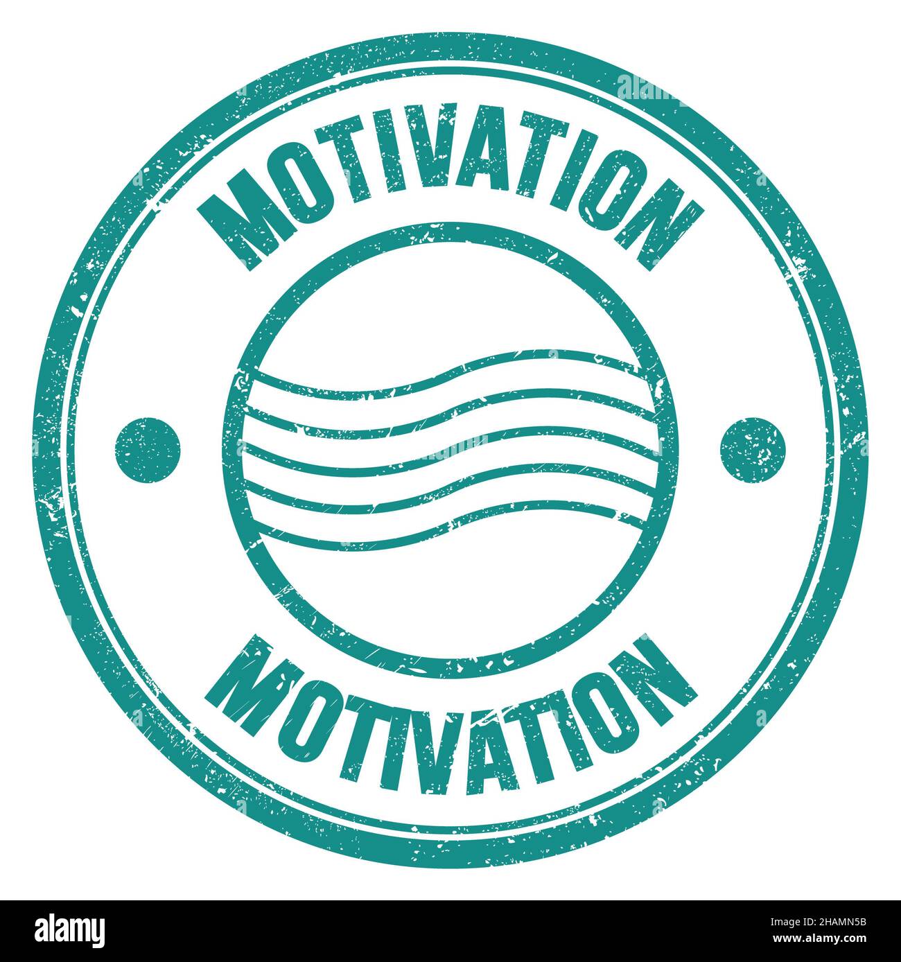 MOTIVATION word written on blue round postal stamp sign Stock Photo - Alamy