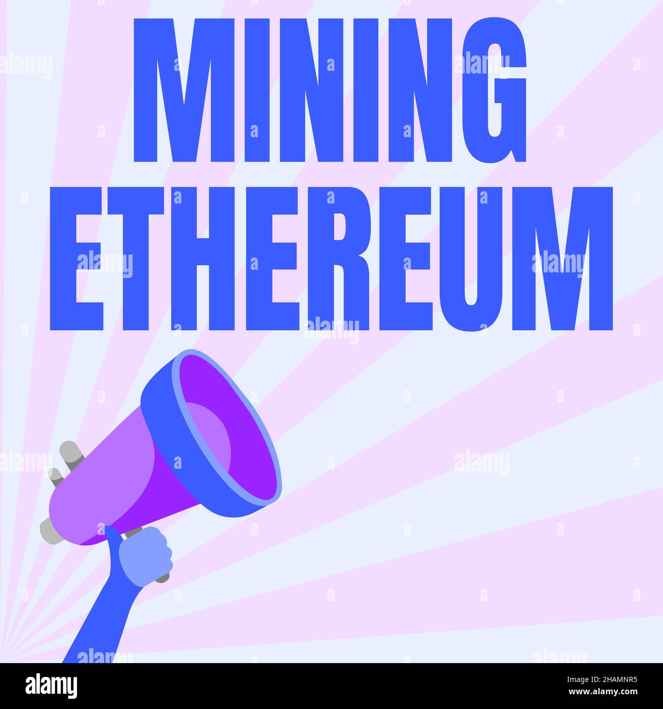 Inspiration showing sign Mining Ethereum. Conceptual photo the process ...