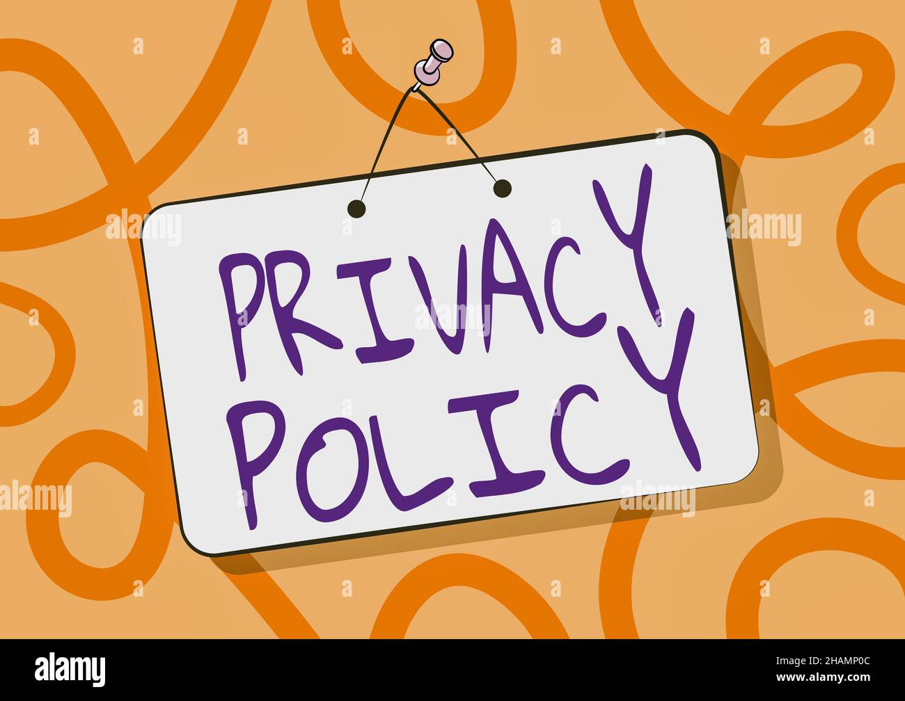 Text sign showing Privacy Policy. Business approach Documentation ...