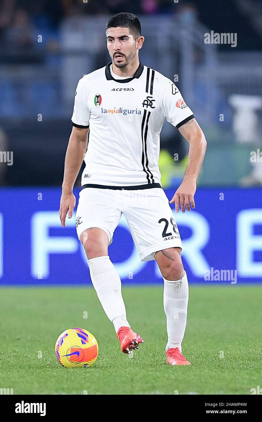 Rome, Italy. 13th Dec, 2021. Martin Erlic of Spezia Calcio during the ...