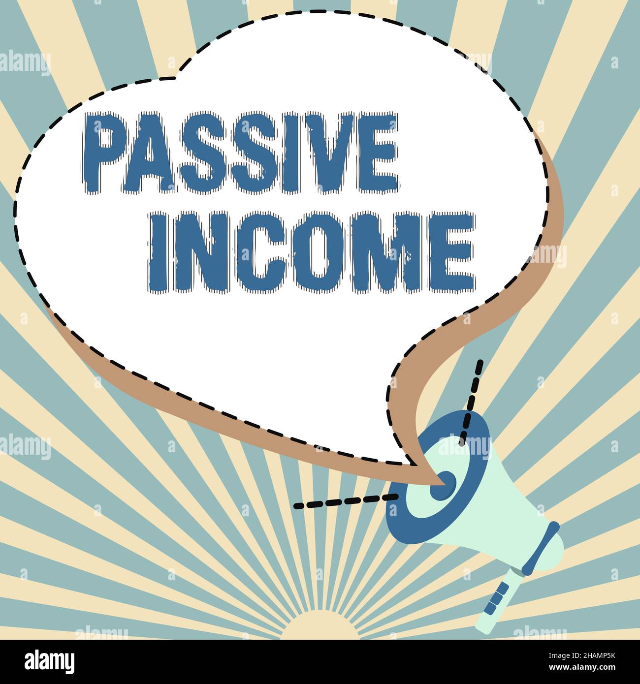Sign displaying Passive Income. Concept meaning earnings extracted from ...