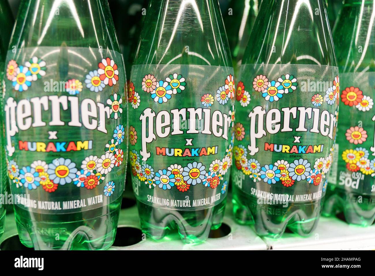 Perrier bottled water marketing hi-res stock photography and images - Alamy