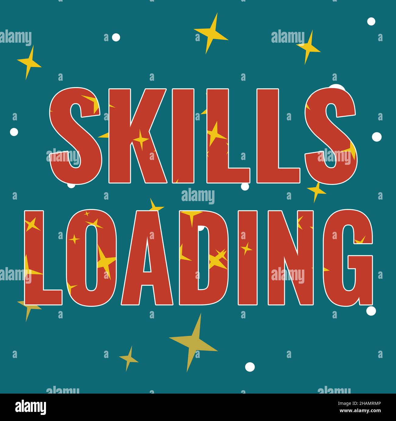 Handwriting Text Skills Loading Business Idea Points Out The Degree Of Difficulty When