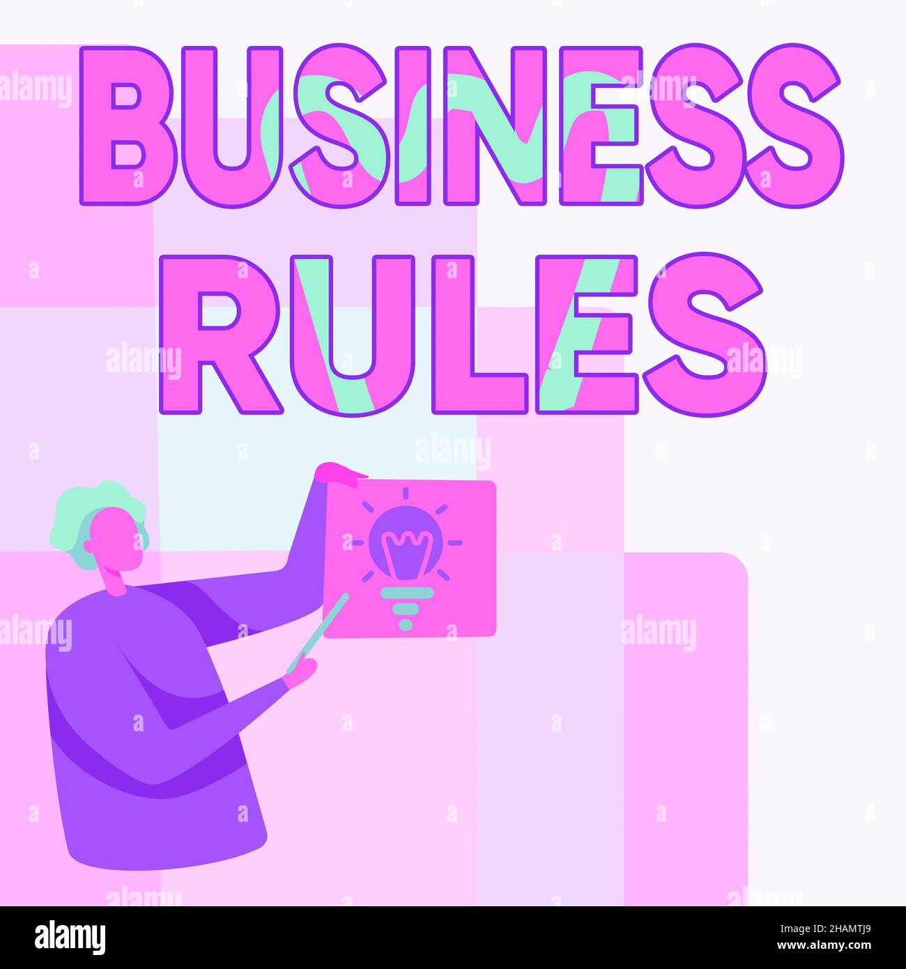 Hand writing sign Business Rules. Business overview the principles ...